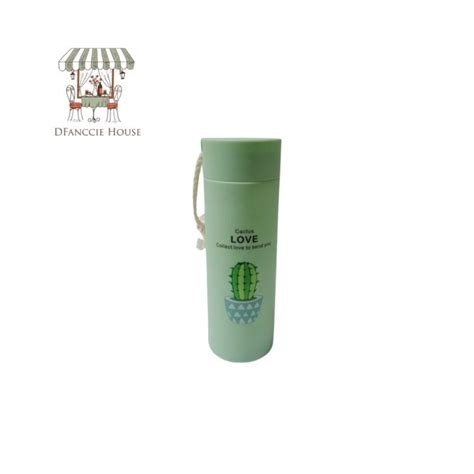 DFANCCIE BOTOL KAKTUS TUMBLER Botol Minum Kaca Unik Motif Kaktus BOTTLE CACTUS Lazada Indonesia