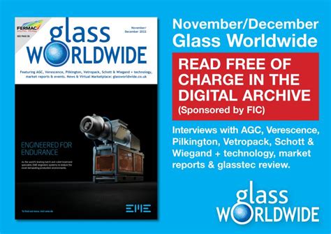 Glass Worldwide On Linkedin Glassmanufacturing Glass Glasspackaging