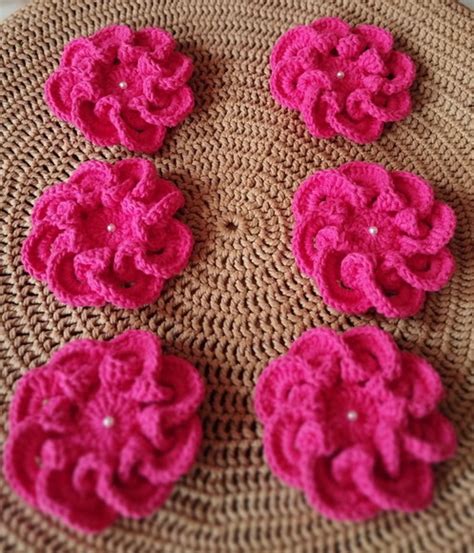 Flores De Crochê Elo7 Produtos Especiais