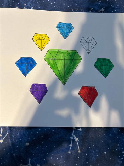 The 7 Chaos Emeralds And The Master Emerald By Hector31298 On Deviantart