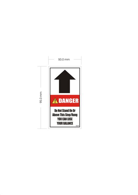Indalex Ladder Labels And Stickers Millin