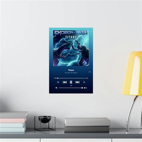 Excision And Wooli Titans Song Poster Etsy