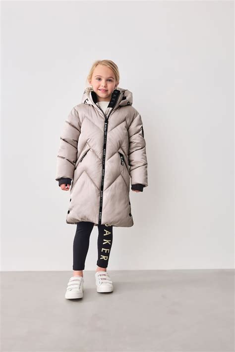 Buy Baker By Ted Baker Shower Resistant Long Padded Coat From Next Ireland