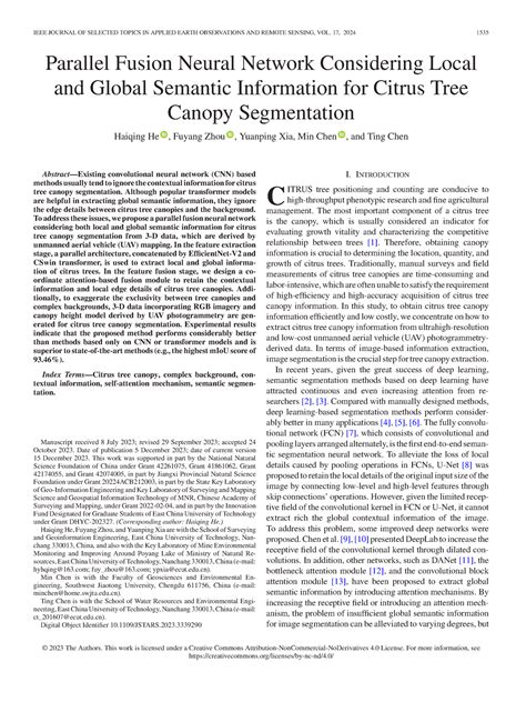 parallel fusion neural network considering local and global semantic