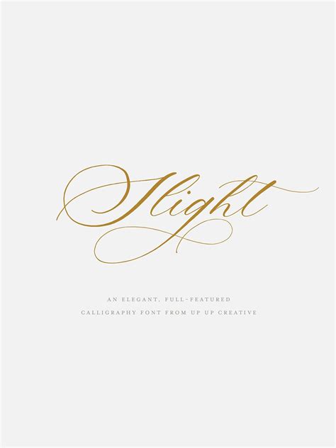 Slight A Calligraphy Script Font Artofit
