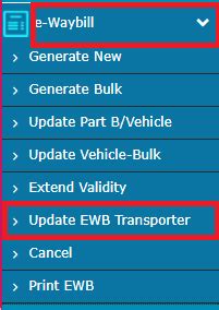 How To Modify E Way Bill Masters India