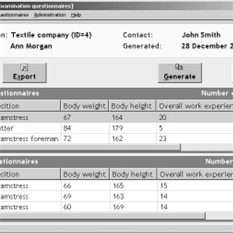 A Fragment Of The Workload Attributes Evaluation Form Download