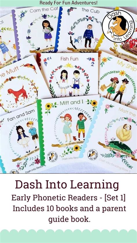 Dash Into Learning Early Phonetic Readers Set 1 Phonics Programs