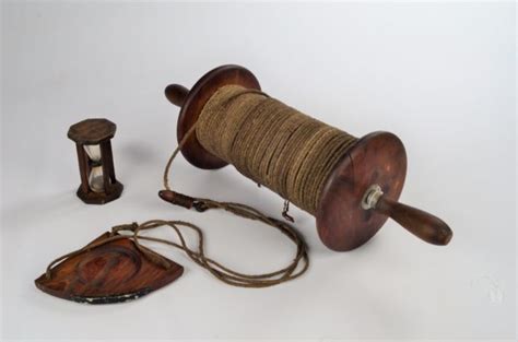 Hand Log With Reel Chip And Hourglass 18801900 Fleaglass Hand Log With Reel Chip And Hourglass 18801900 Fleaglass
