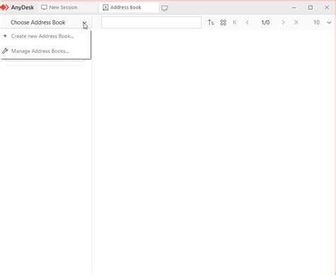 Cannot Create Address Book Ranydesk