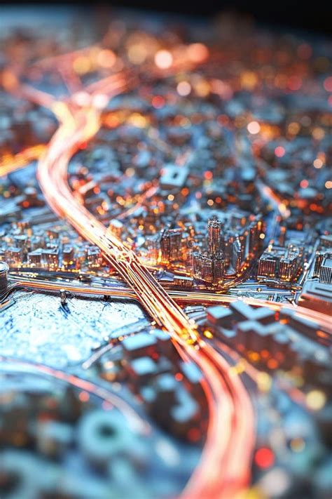 A Visually Striking 3d Urban Map With Traffic And Gis Linked Data