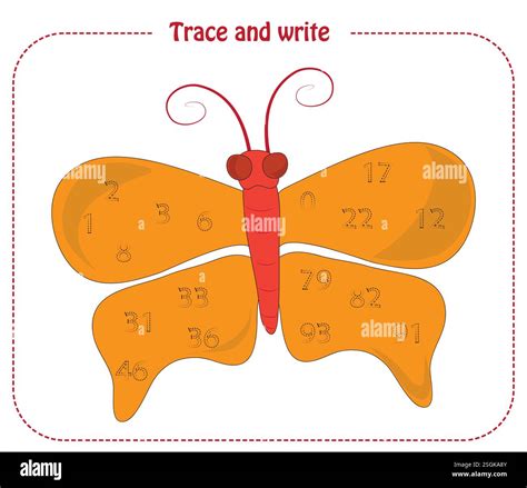 Trace And Write Stock Vector Image Art Alamy