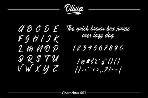 olivia script so fontsy