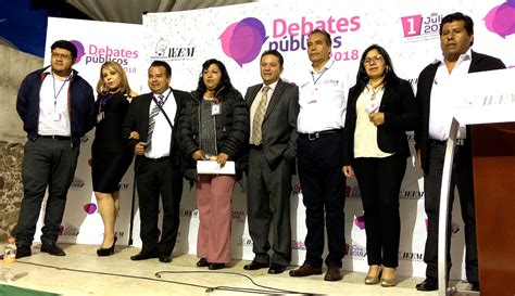 Organizó IEEM debates públicos