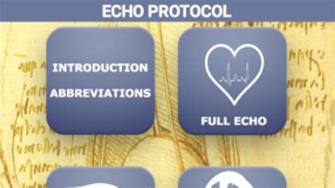 Learn The Full Tte Echo Ultrasound Protocol Demo App On Amazon Appstore
