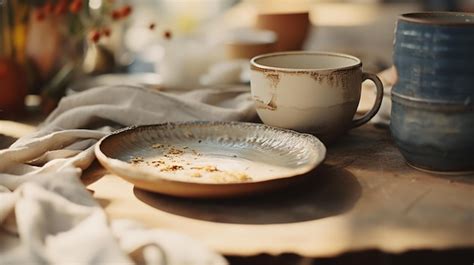 Premium Ai Image Generative Ai Crafted Pottery Still Life Of Hand