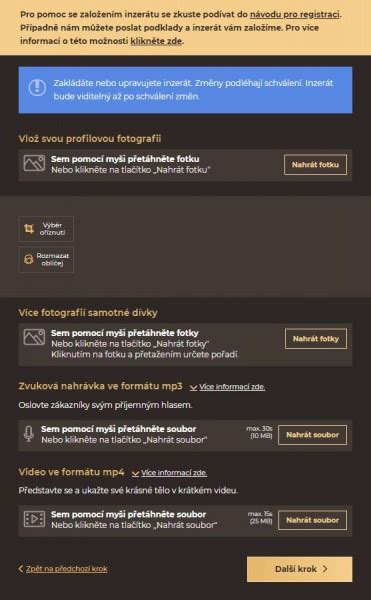 Erotické priváty a dívky na privát z celé ČR