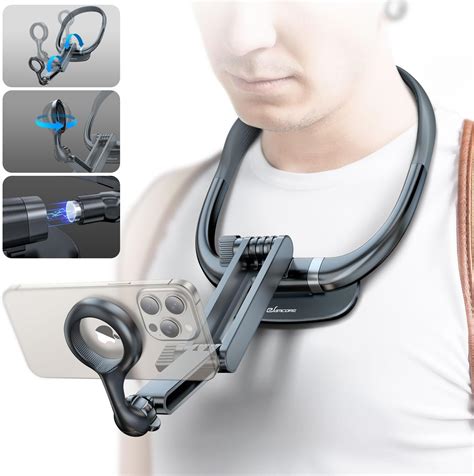 Magnetic Neck Phone Holder Phone Neck Mount Pov Vlog
