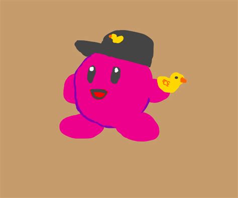 Kirby With A Dcpt Duck Hat Is Giving Out Duck Drawception
