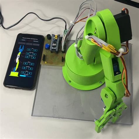 Stm32 Robot Arm With Smartphone Control