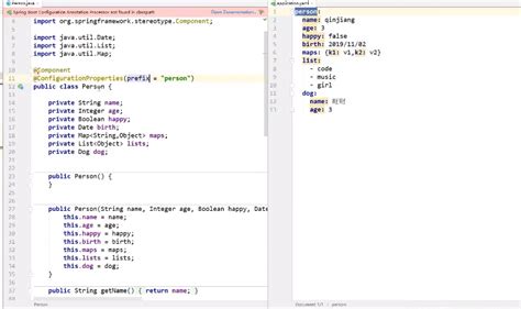 spring boot yaml给实体类及属性赋值 chcode 博客园