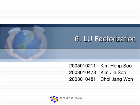 Ppt 6 Lu Factorization Powerpoint Presentation Free Download Id