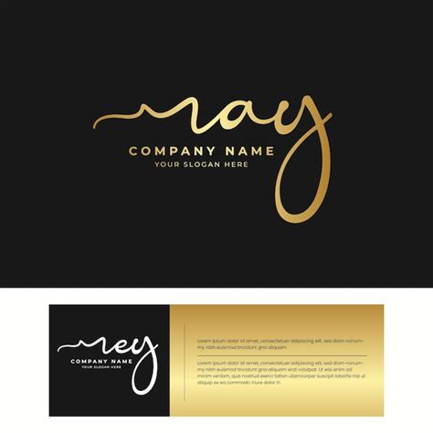 Premium Vector Vector Ay A Y Initial Letter Handwriting And Signature
