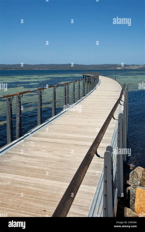 View Along Boardwalk In Princess Royal Harbour Albany Western