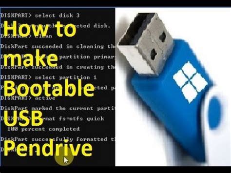 How To Make Bootable USB Pendrive For Window Window