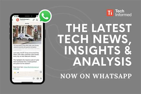 techinformed on linkedin technews ai cybersecurity sustainability whatsapp