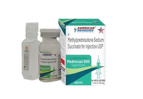 Methylprednisolone Sodium Succinate For Injection Usp 1 X 500 Mg 10