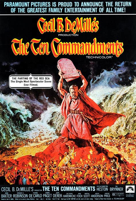 Top 12 Bible Movie Adaptations For Easter And Passover The Ten Commandm