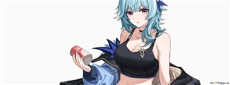 Hot Anime Girl Eula Genshin Impact 2k Wallpaper Download