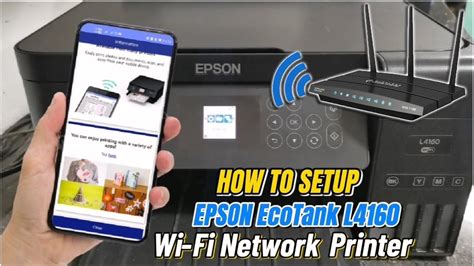 Epson L4160 Printer Connect To Wi Fi And Print Using Epson Iprint