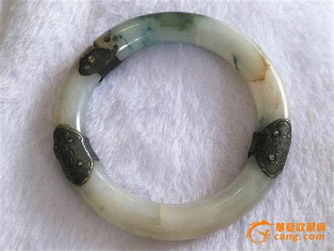 翡翠飘花翡翠飘花手镯 随意云
