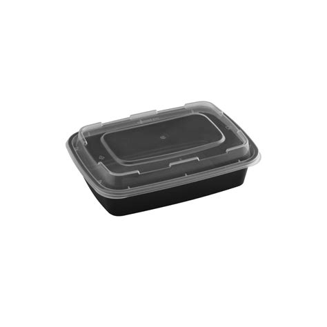 24oz Rectangular Microwaveable Container With Lid 150 Sets Feast Source