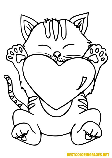 Раскраска Котика 68 фото