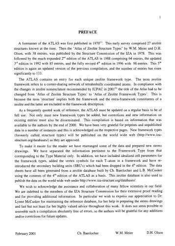 دانلود کتاب Atlas Of Zeolite Framework Types