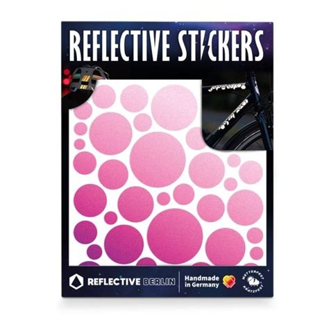 Reflektierende Sticker Bubbles Pink Von Reflective Berlin