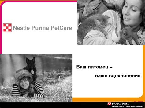 Nestlé Purina PetCare. Корма для кошек и собак - презентация онлайн