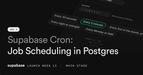 supabase on linkedin today we re releasing supabase cron a new
