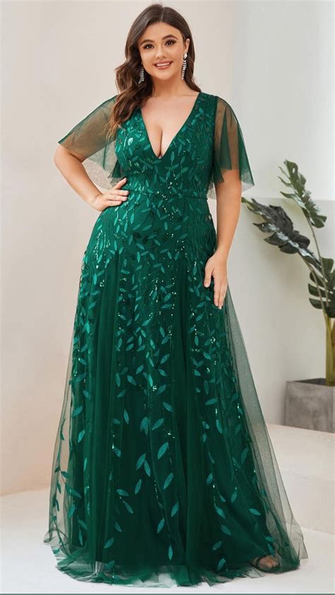 Plus Size Floor Length Formal Evening Gowns For Weddings