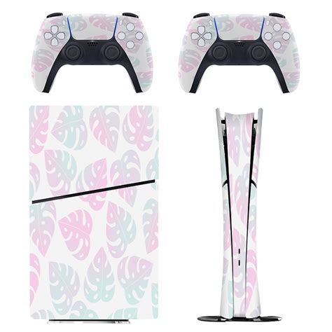 Leaf Gradient Ps5 Ps5 Slim Digital Disc Skin Sticker For Console And Controller Skins