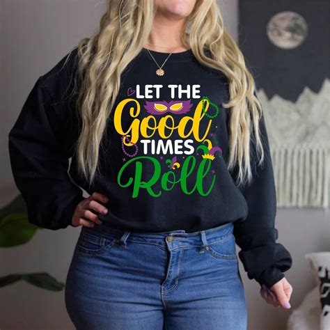 Let The Good Times Roll Svg Mardi Gras Svg New Orleans Svg Etsy