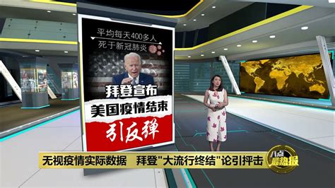 “美国没人戴口罩” 拜登宣告新冠大流行已终结 八点最热报 20092022 Youtube