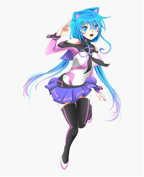 Anime Girl Peace Sign Pose