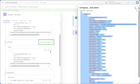 Update A Single Line Of Text Column Using The Send Request To