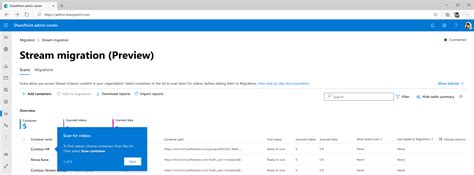 執行移轉工具的逐步指南 Microsoft Stream Microsoft Learn