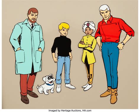 Jonny Quest Character Model Cel Hanna Barbera 1966 Animation