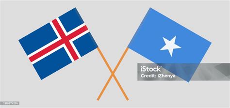 アイスランドとソマリアの旗を交差させた公式の色正しい比率 アイスランドのベクターアート素材や画像を多数ご用意 アイスランド アフリカ
